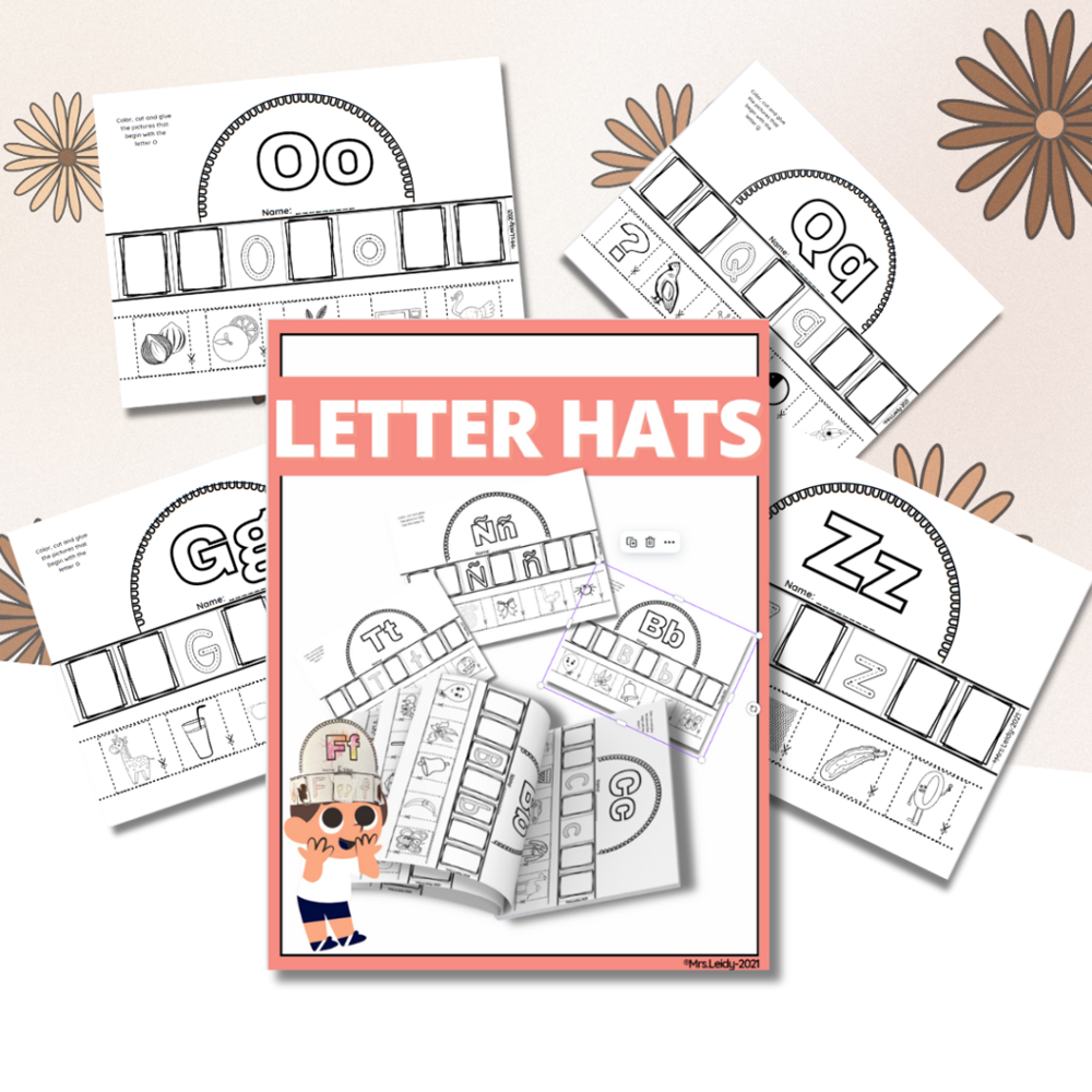 Letter Hats (Digital version) – Mrs. Leidy